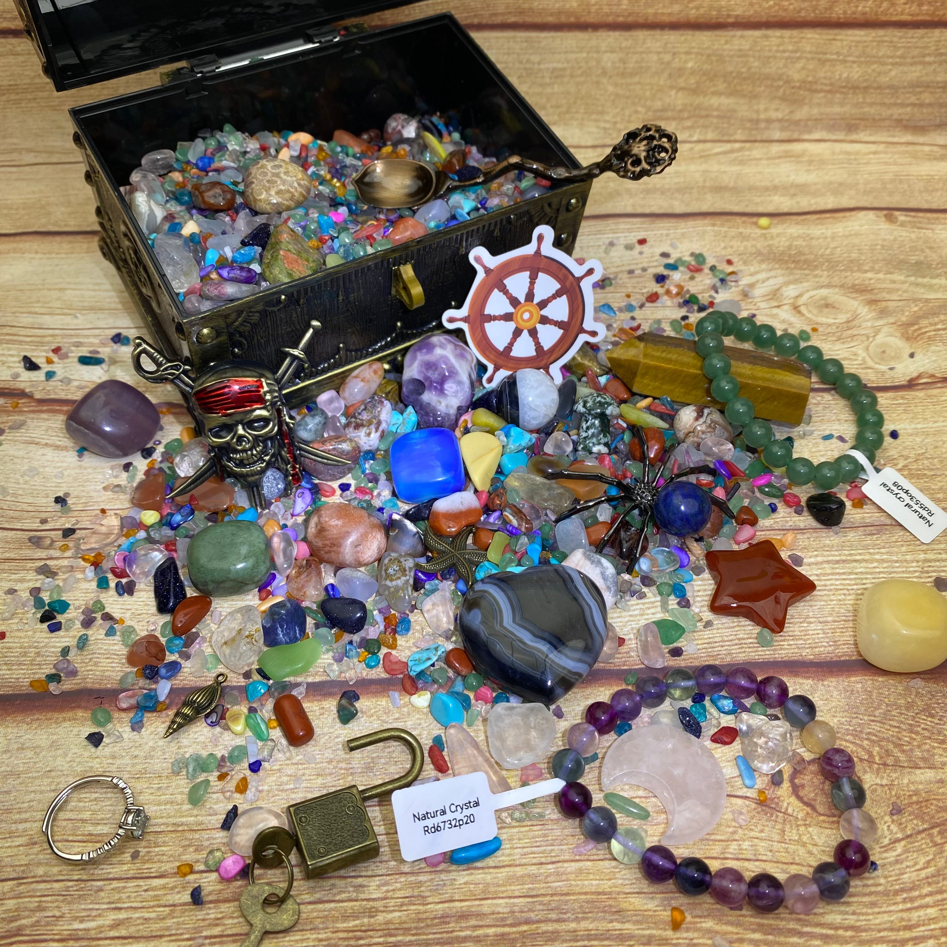 Pirate's Treasure Crystal Box – OceanaCrystal